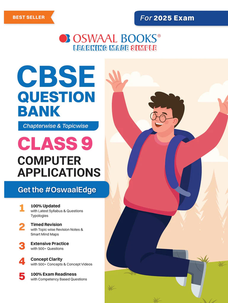 CBSE Question Bank Class 9 Computer Application, Chapterwise And Topic ...