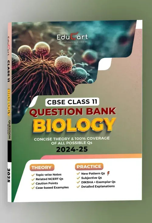 Educart CBSE Question Bank Class 11 Biology 2026(strictly For 2025-26 ...