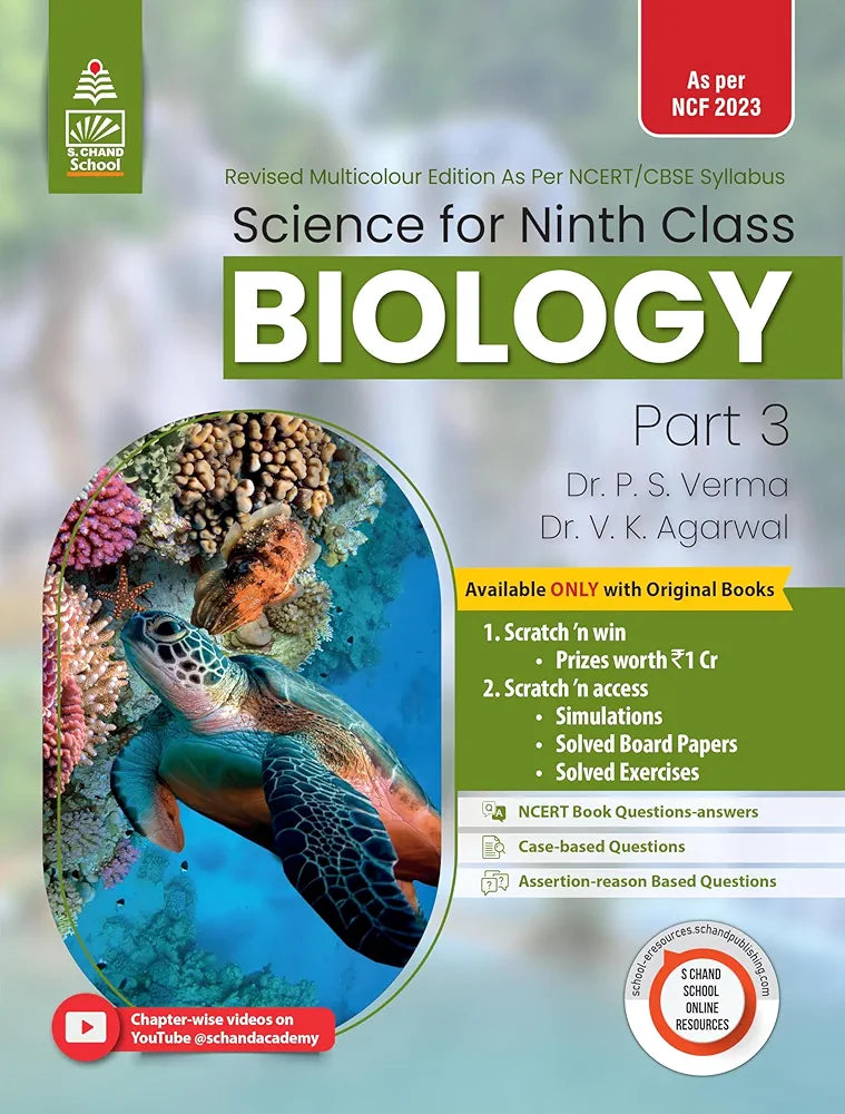 Science For 9 Class Part 3 Biology ( Dr PS Verma & Dr VK Agarwal ...