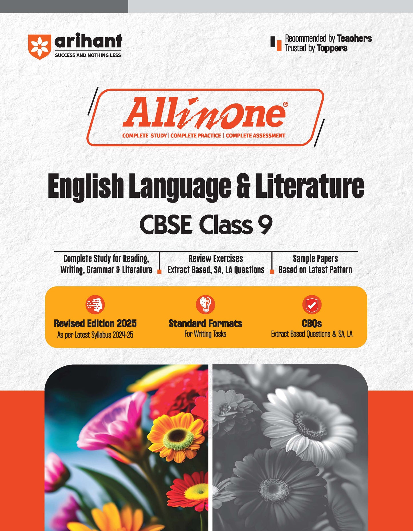 CBSE All in One English Language & Literature Class 9 Exam 2025-26 | R – OneTouch Book