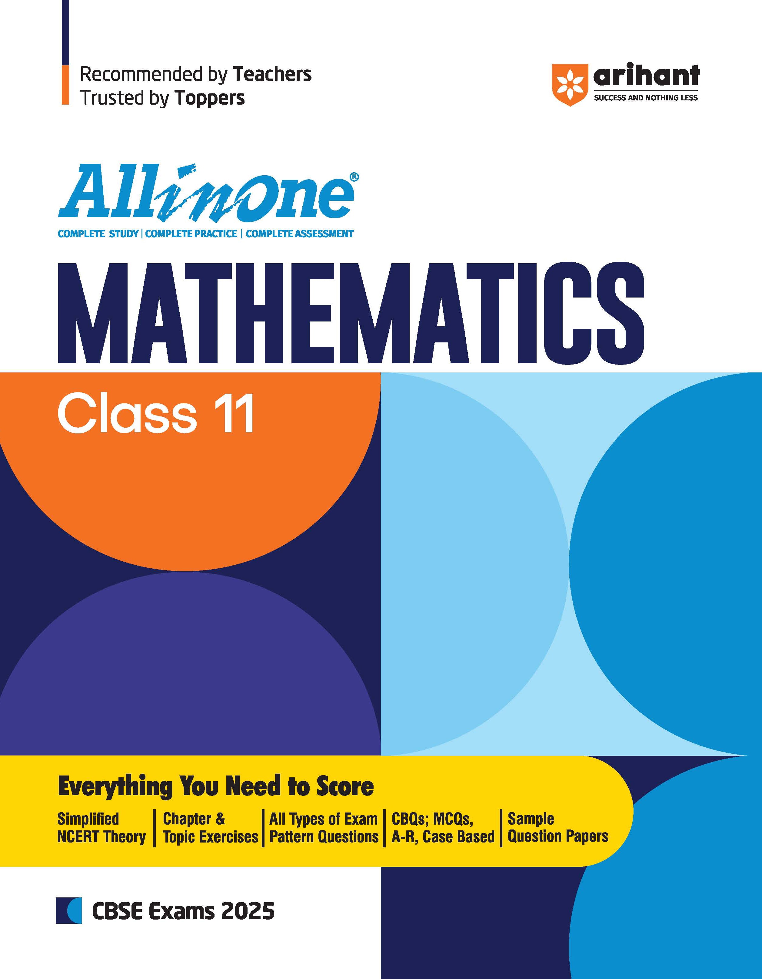 All In One MATHEMATICS Class 11th Based On Latest NCERT For CBSE Exams ...