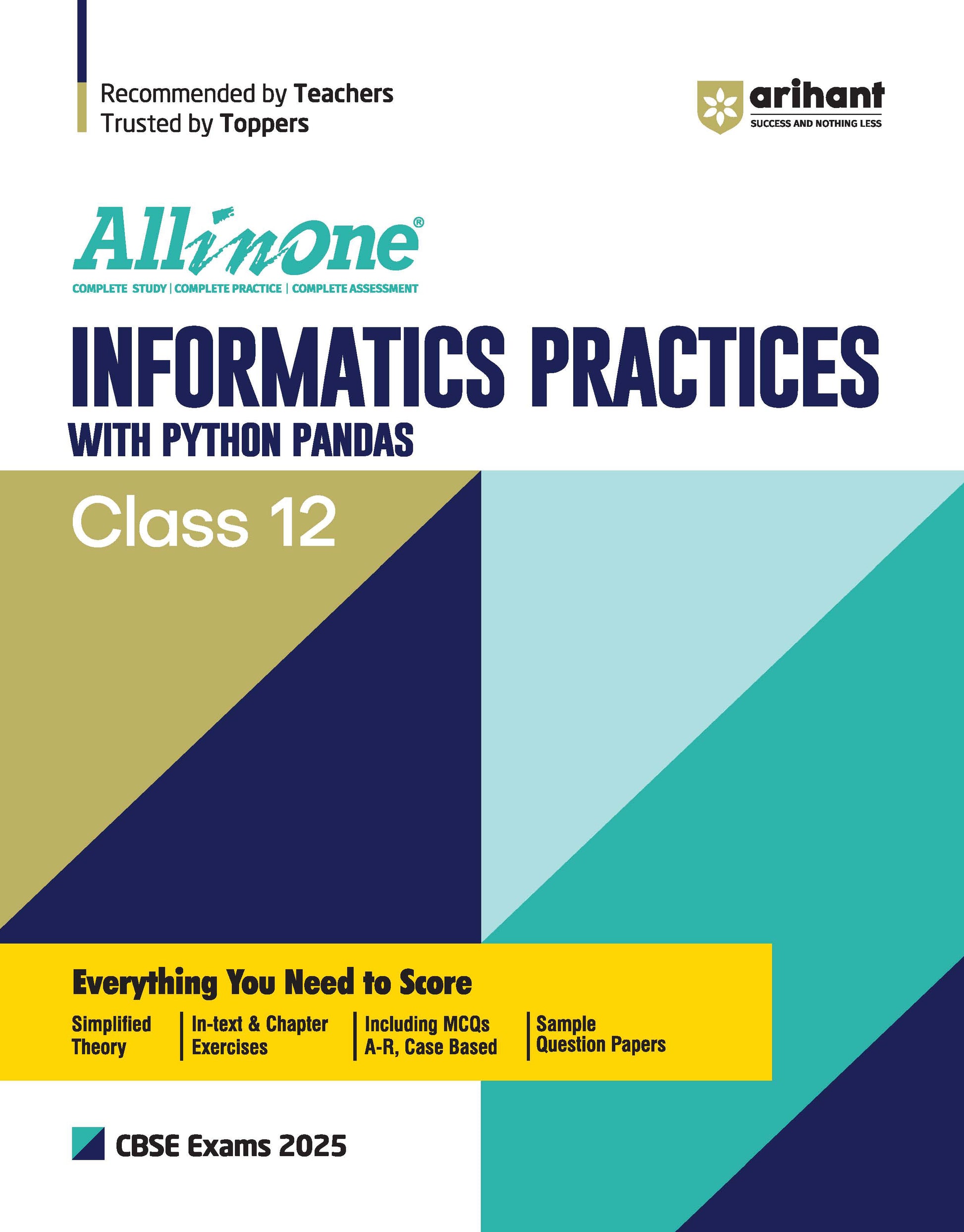 CBSE All in One Informatics Practices with Python Pandas Class 12 Exam – OneTouch Book