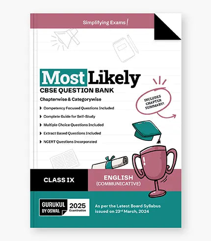 English Communicative Most Likely Question Bank CBSE Class 9 for Exam ...
