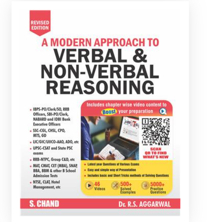Modern Approach to Verbal & Non-Verbal Reasoning: (Fully Revised Video ...