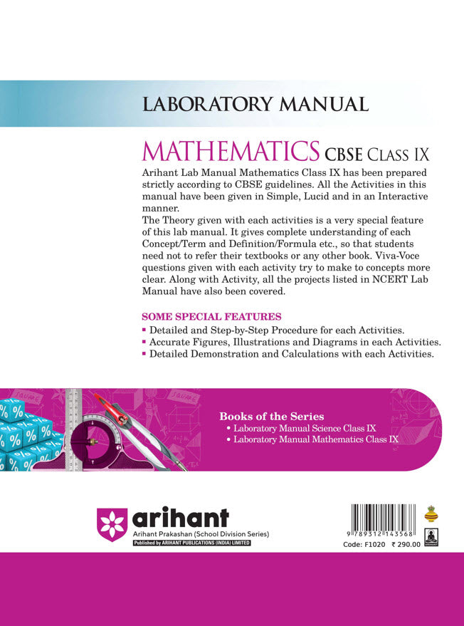 Laboratory Manual CBSE - Mathematics Class 9th – OneTouch Book