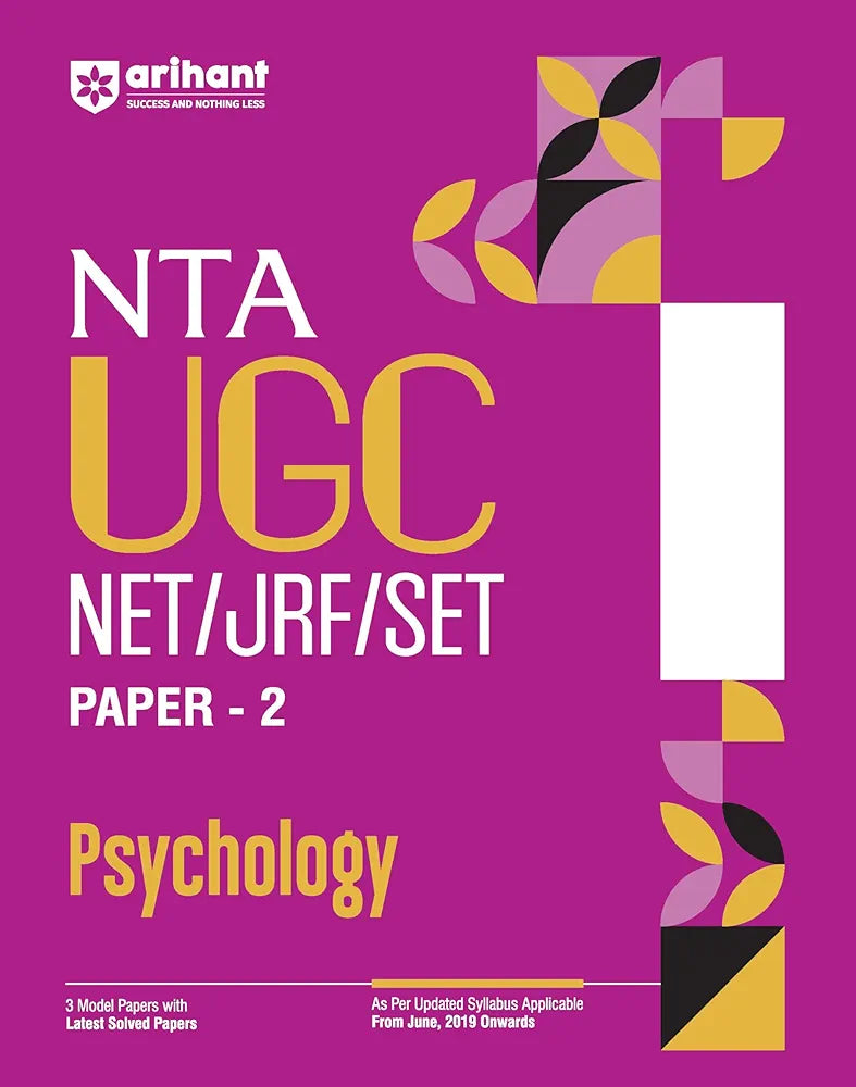 Arihant NTA UGC NET/ JRF/ SET PAPER-2 Psychology | As per updated syll ...